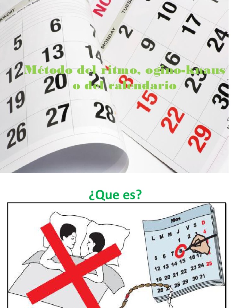 Método Del Ritmo, Ogino-Knaus o Del Calendario | PDF