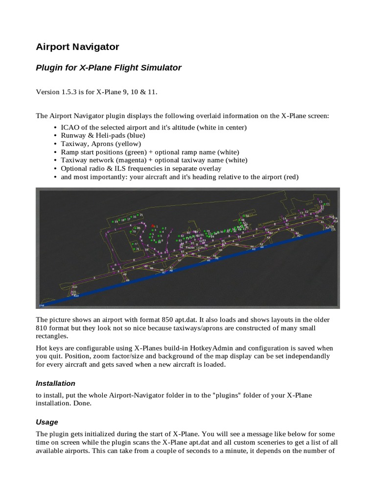 Airport Nav Manual v1.5.3 | PDF | Control Key | Keyboard Shortcut