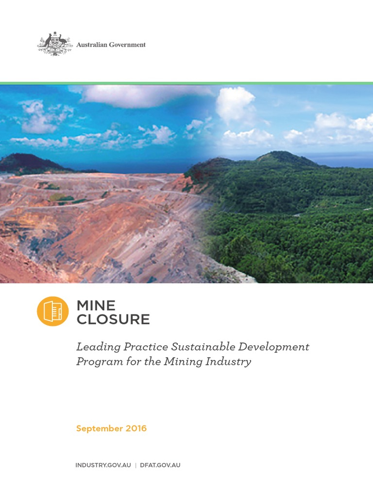 LPSDP Mine Closure Handbook English PDF | PDF | Mining | Sustainability