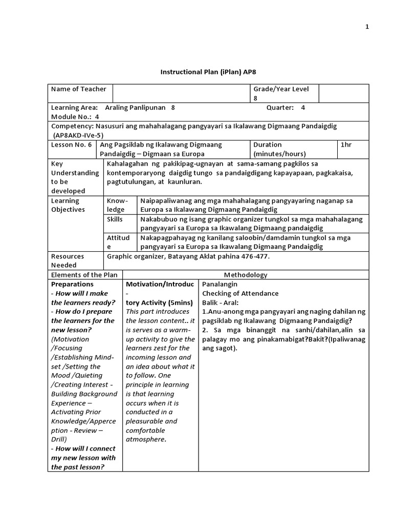 AP8 Q4 Ip10 V.02 | PDF | Neuroscience | Learning