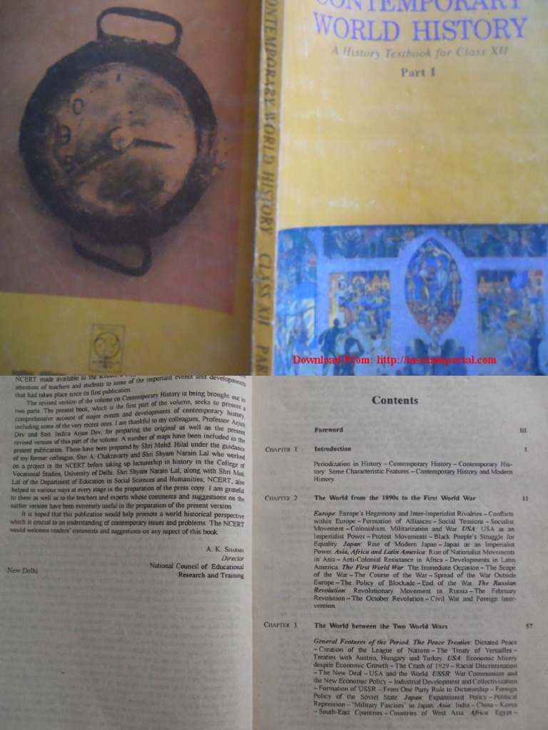 Old NCERT e Book Contemporary World History Class XII Part 1 PDF | PDF ...