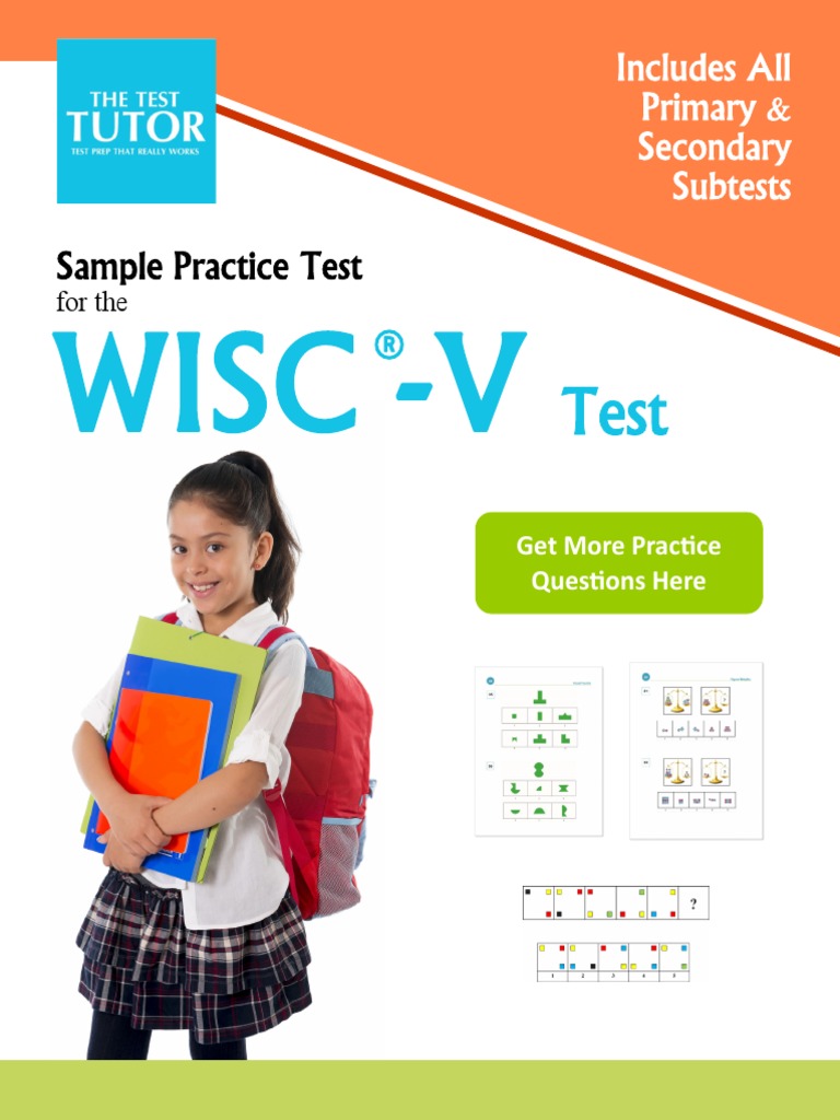 WISC - V - Ejemplos de Cada Una de Las Pruebas | PDF ...