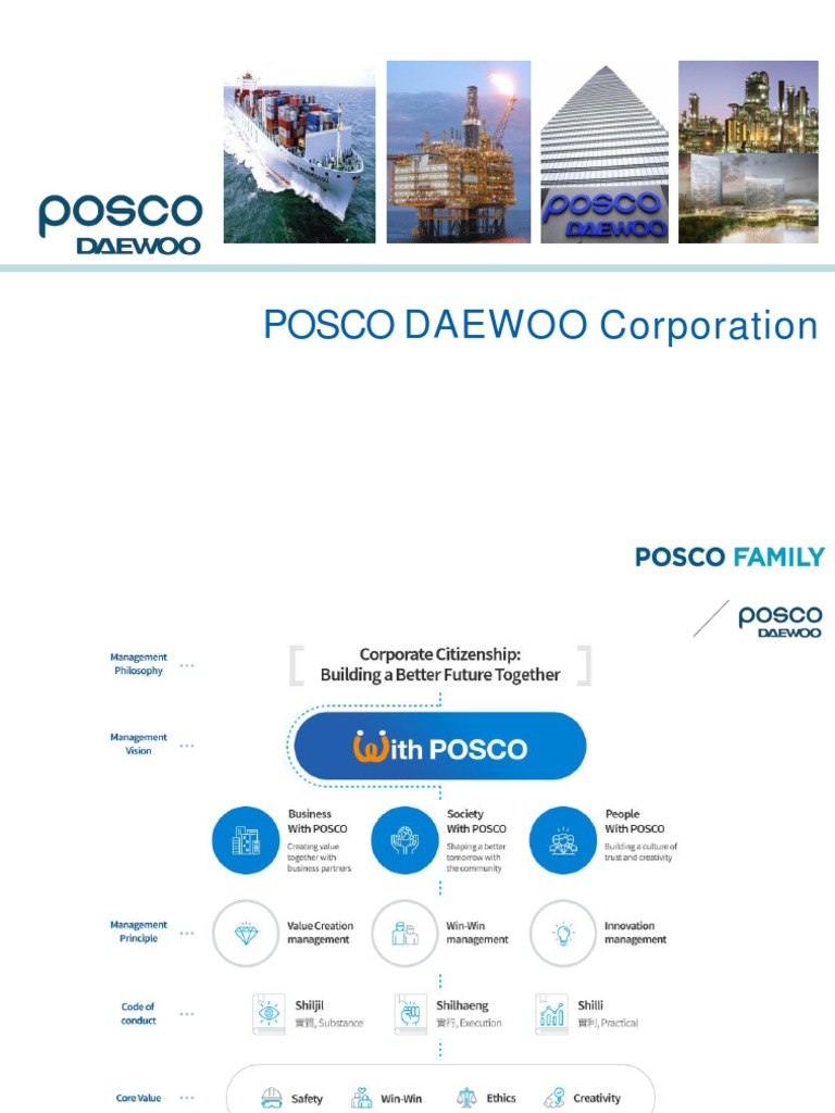 Posco Daewoo | PDF | Economies | Business