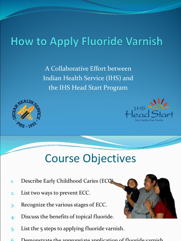 Fluoride Varnish Application for ECC Prevention | PDF | Human Tooth ...