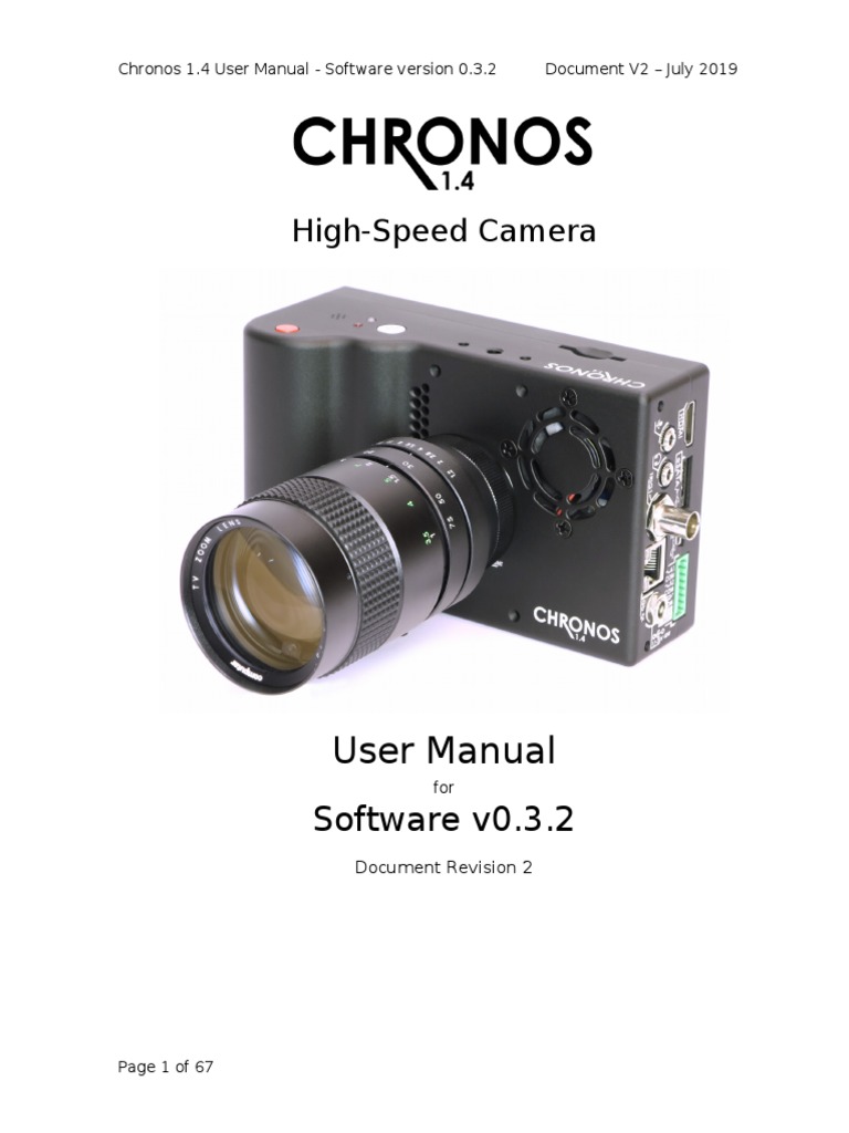 Chronos 1.4 v0.3.2 User Manual Rev2 | PDF | Image Resolution | Infrared