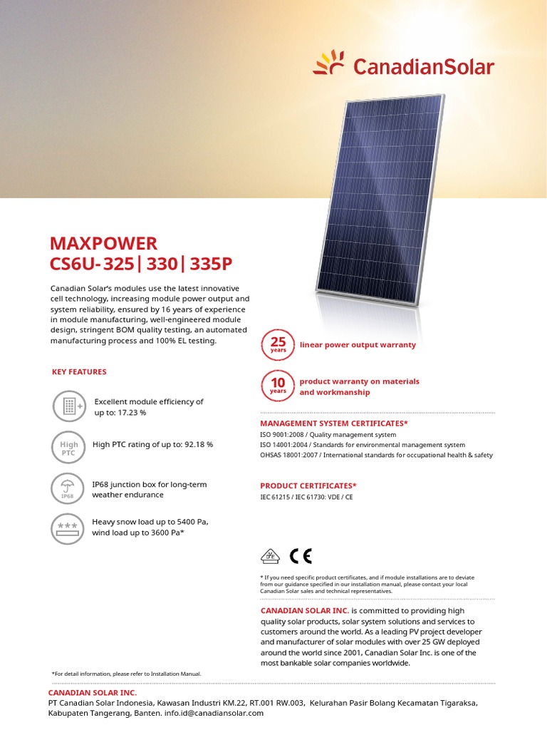 Canadian - Solar-Datasheet-MaxPower - CS6U-325P - v5.562 - EN CSI PDF ...