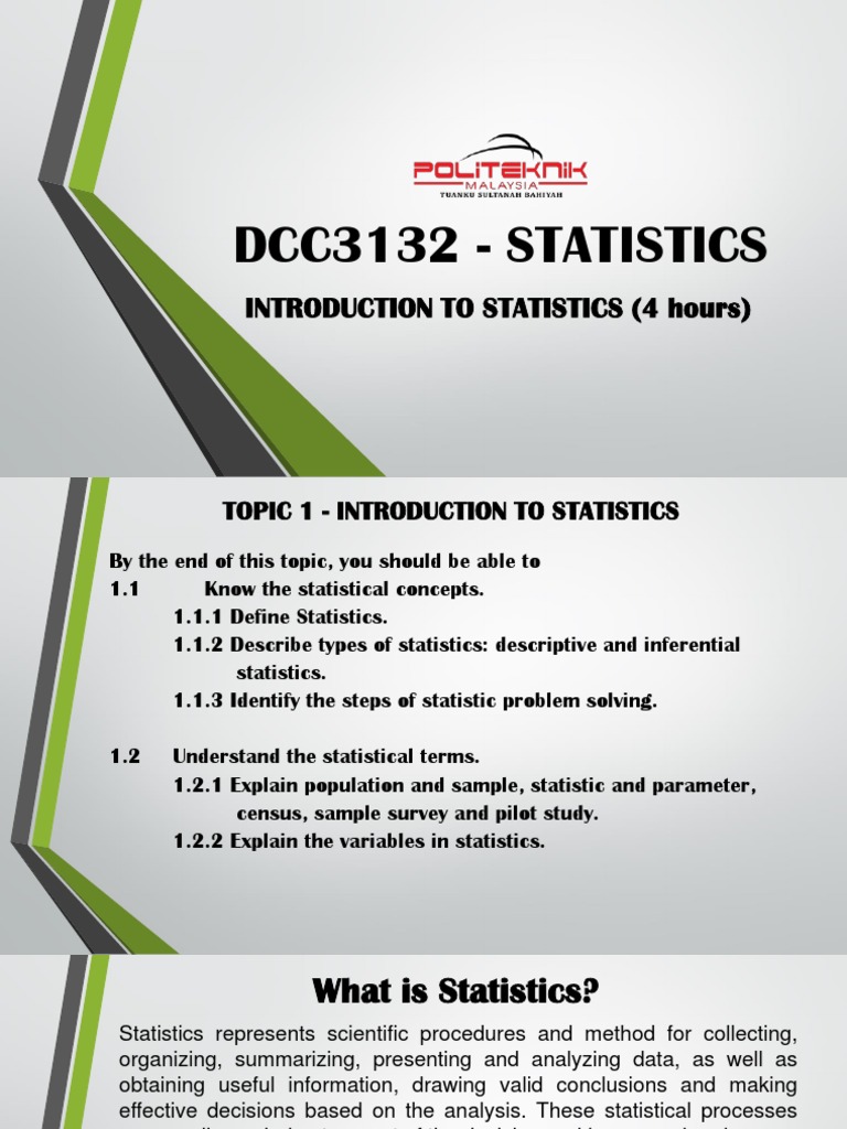 Intro to Statistics for Beginners | PDF | Survey Methodology | Statistics
