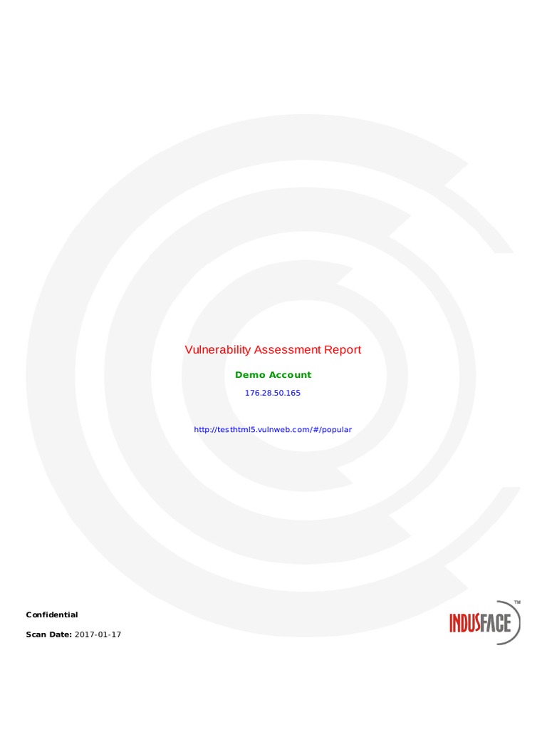 Vulnerability Assessment Sample Report | PDF | Transport Layer Security ...