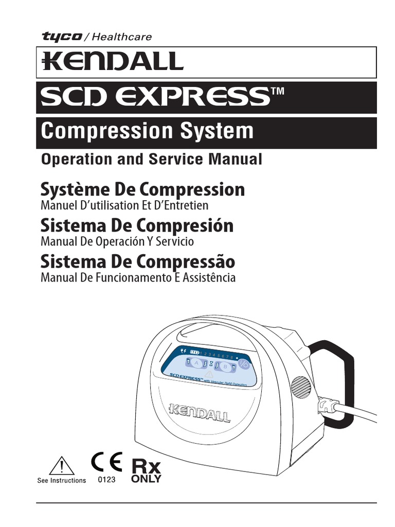 Manual Compresor Vascular SCD Express | PDF | Especialidades Medicas ...