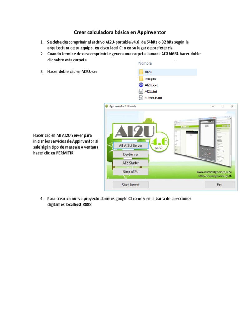 Crear Calculadora Básica en AppInventor PDF | PDF