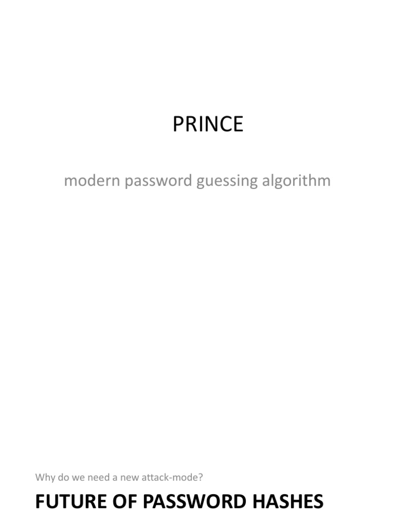 Prince Attack PDF | PDF | Password | Secure Communication