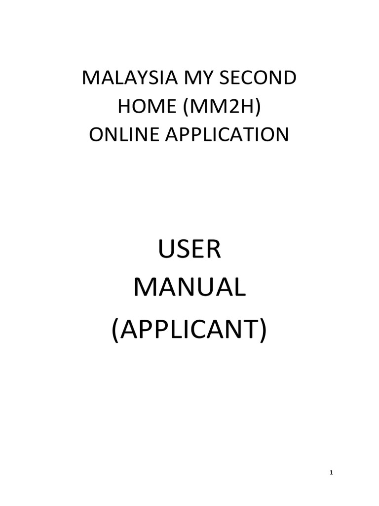 MM2H User Manual | PDF | Web Application | World Wide Web