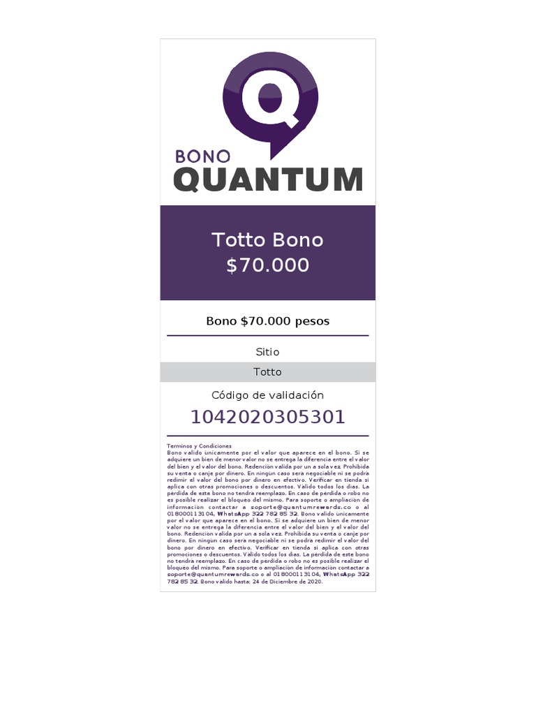 Bono Totto de $70.000 | PDF | Derecho | Relaciones personales, crianza ...