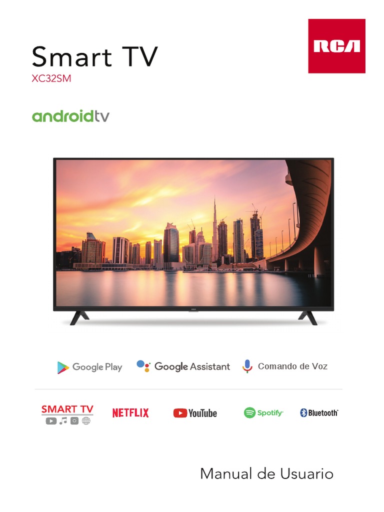 Guía de Configuración Smart TV RCA 32" | PDF | Hdmi | Televisión