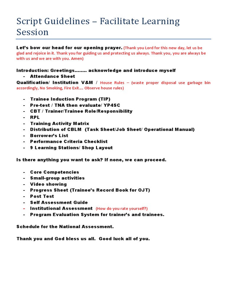 FLS Script Sequence | PDF | Distance Education | Education Theory