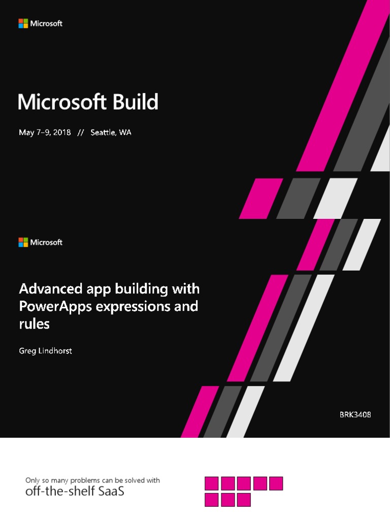 Advanced App Building With PowerApps Expressions and Rules | PDF ...
