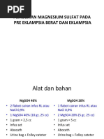 Pemberian Mgso4 Pada Pasien Peb | PDF