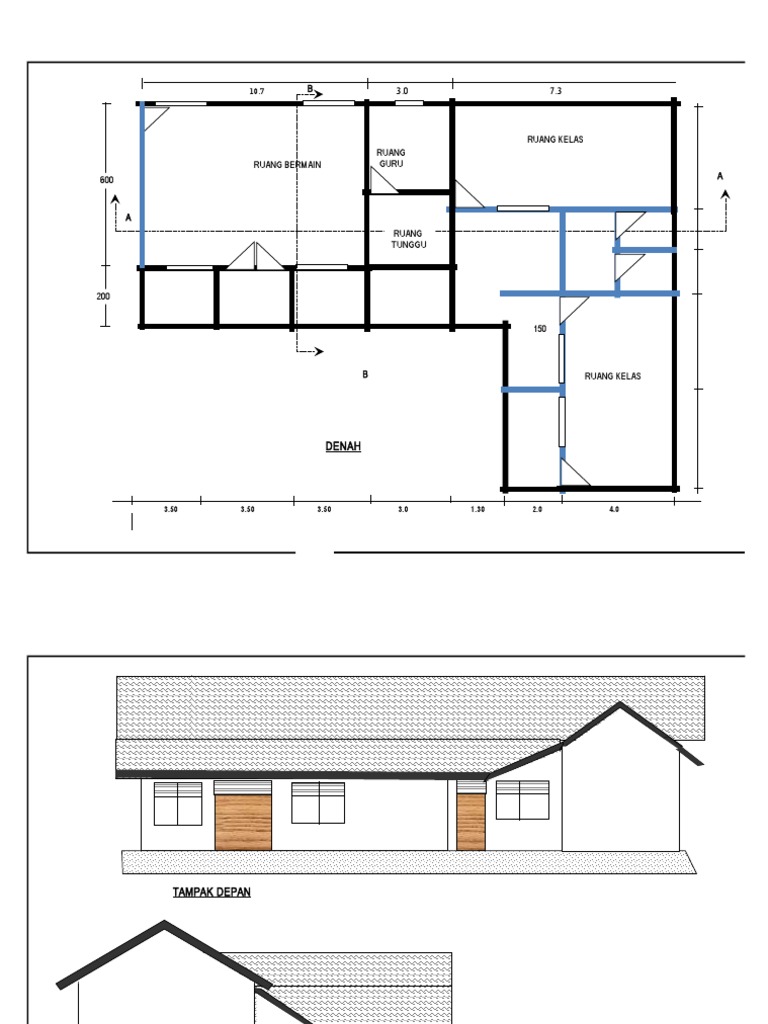 Contoh Rab Gedung Paud | PDF | Indonesia | Transportasi