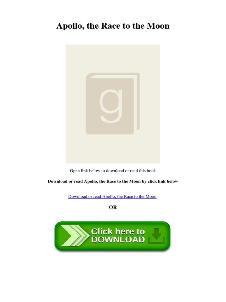 E-Book Apollo The Race To The Moon | PDF | Astronomy | Nasa