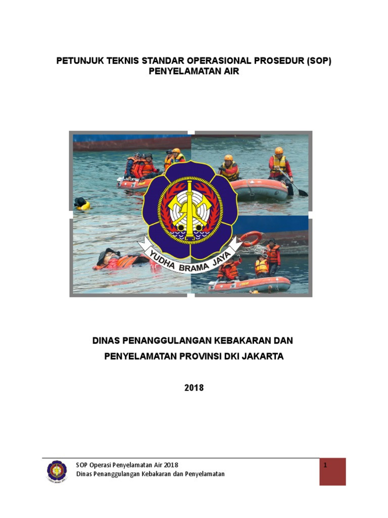 SOP Penyelamatan di Air DKI Jakarta | PDF