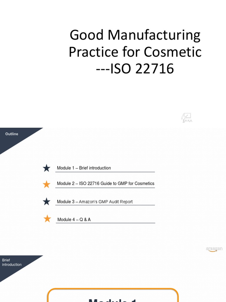 ISO22716 | PDF | Cosmetics | Specification (Technical Standard)