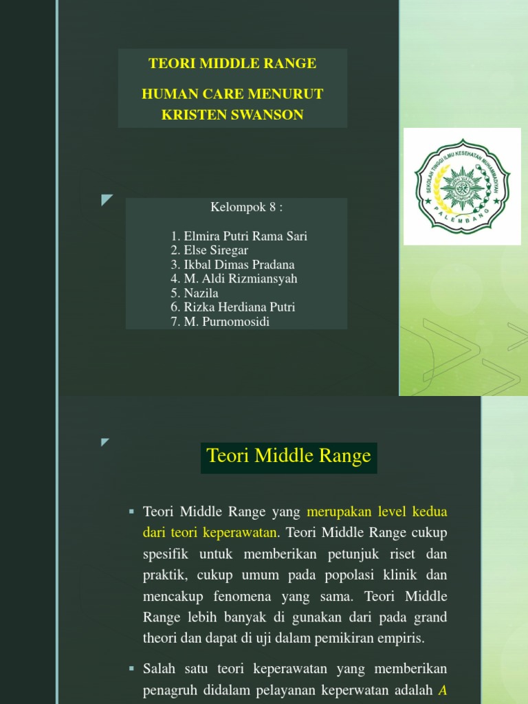 Swanson Middle Range | PDF | Pengembangan Diri