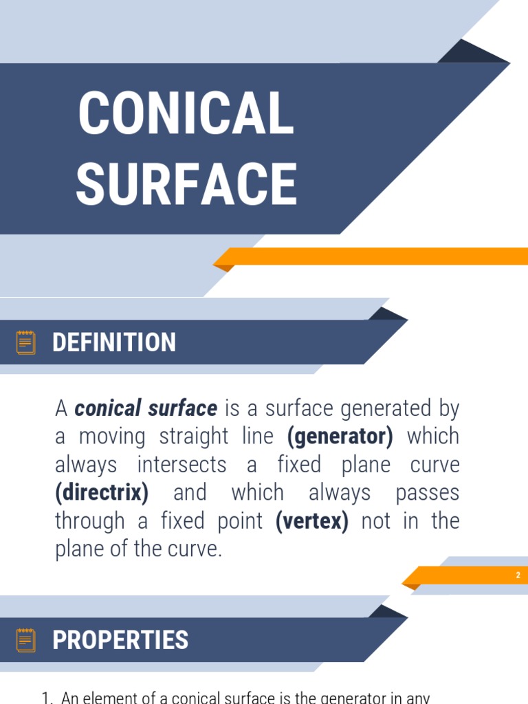 Conical Surface | Download Free PDF | Manifold | Elementary Geometry