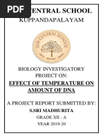 Dna Fingerprint Investigatory Project Class 12 | PDF | Dna Profiling | Dna