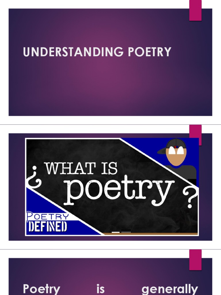 Understanding Poetry | PDF | Rhyme | Poetic Devices