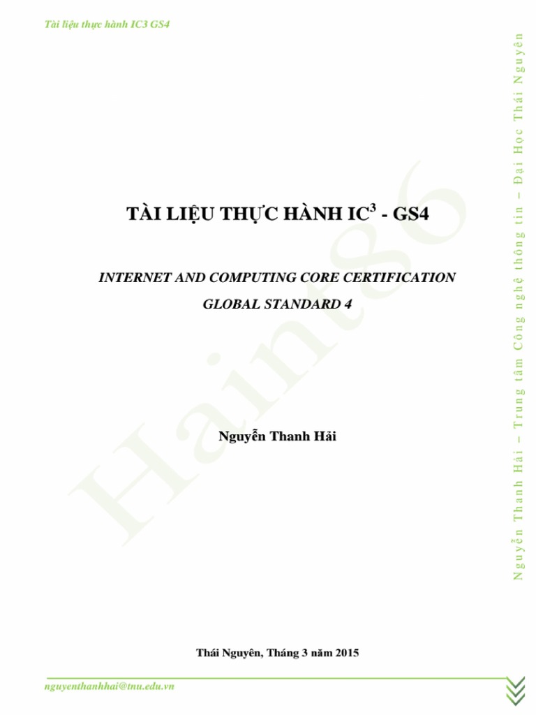 Data - Hcmedu - Thdongdatanbinh - Attachments - IC3-GS4 Thuc Hanh PDF | PDF
