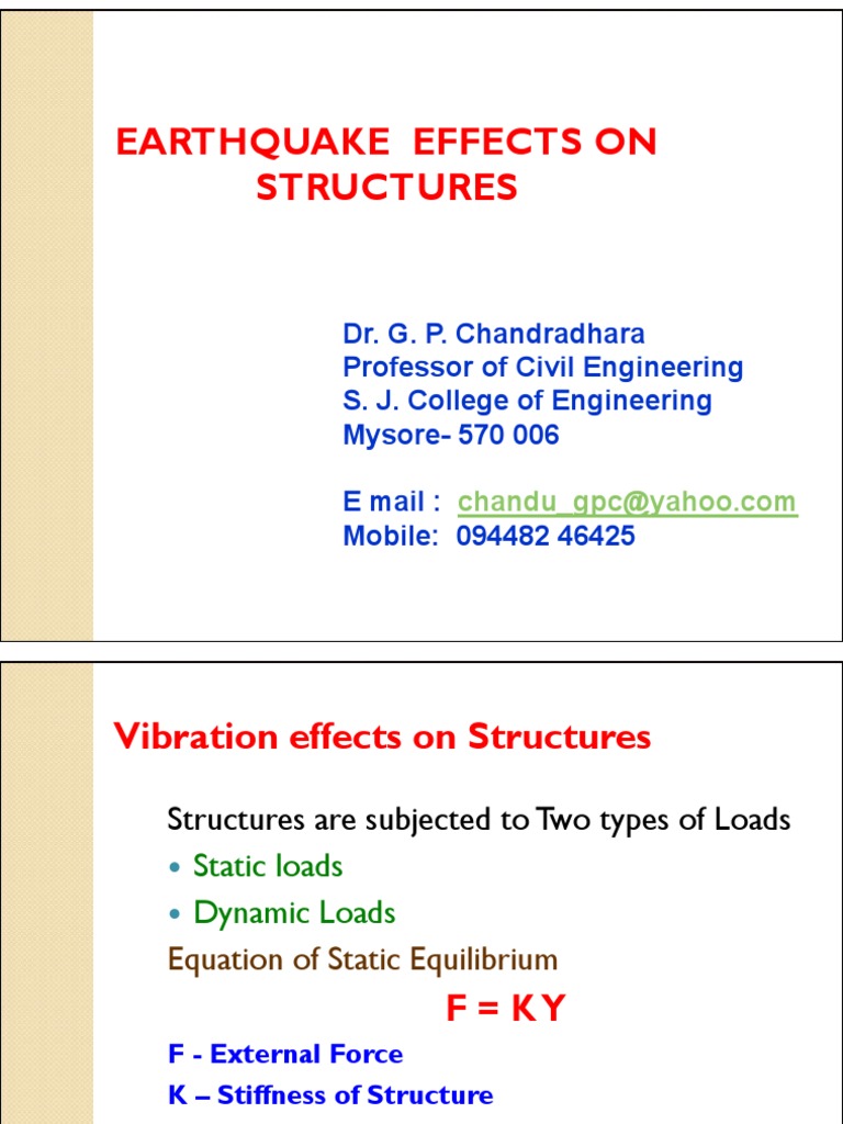 Effects of Earthquakes on Structures: An Analysis of How Earthquake ...