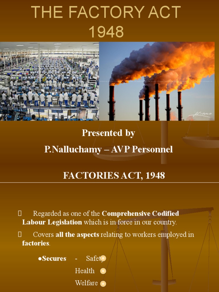 Factories Act, 1948 PDF | PDF | Overtime | Employment