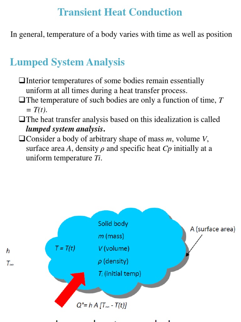 Lumped System Analysis in Heat Transfer | PDF | Heat Transfer | Thermal ...