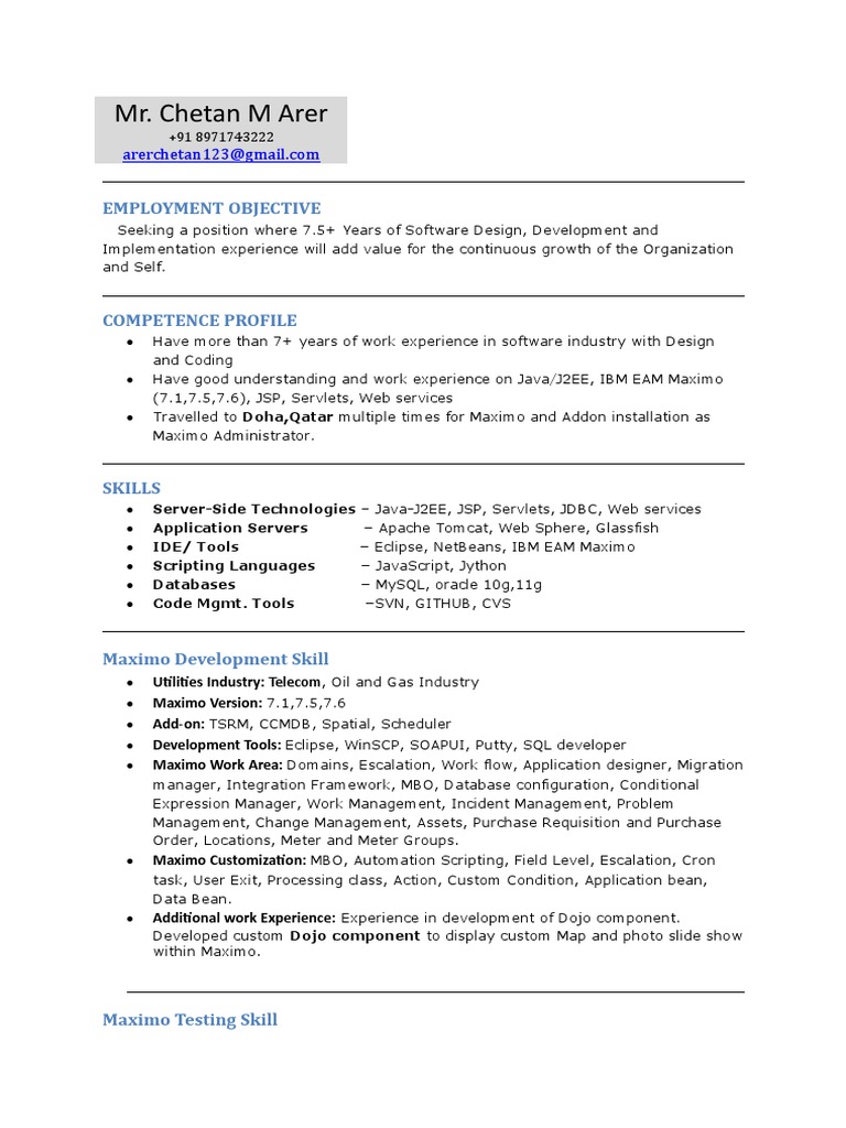 Chetan IBM Maximo Java J2EE | PDF | Java Server Pages | Java Servlet
