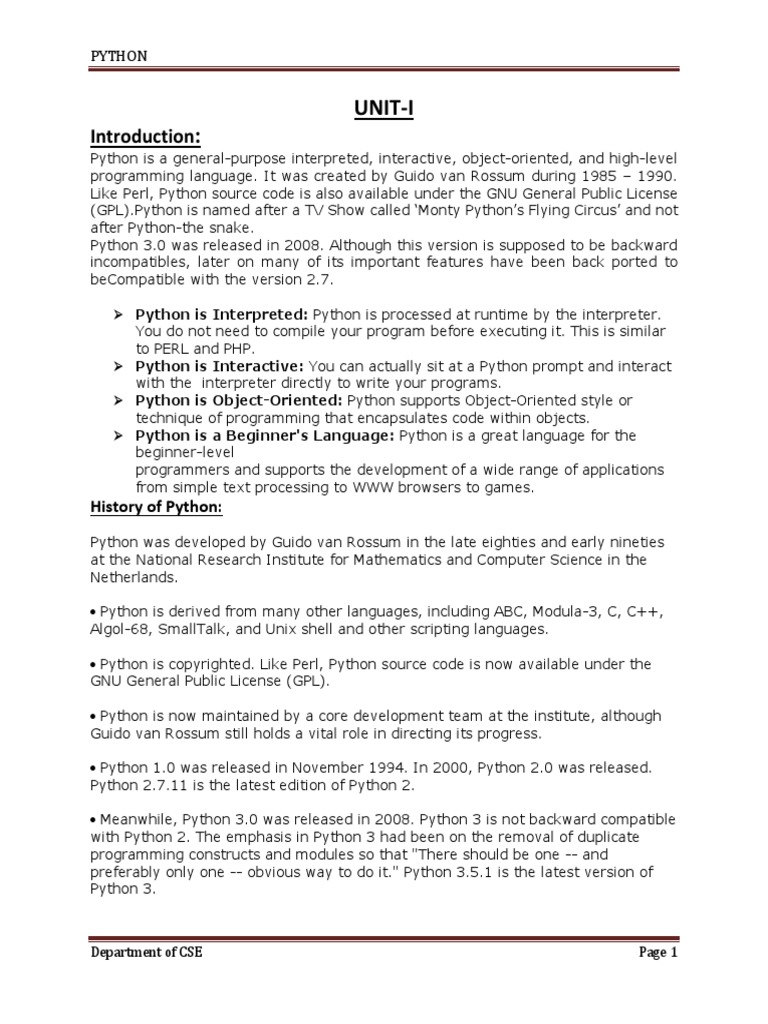 Python Programming Pdf Python Programming Language Command Line