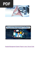 Hospital Management System Project Report | PDF | Hospital | Computer Science