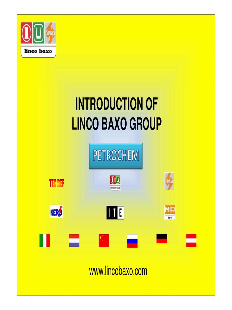 Linco Baxo Group Overview and Products | PDF | Refractory | Aluminium Oxide