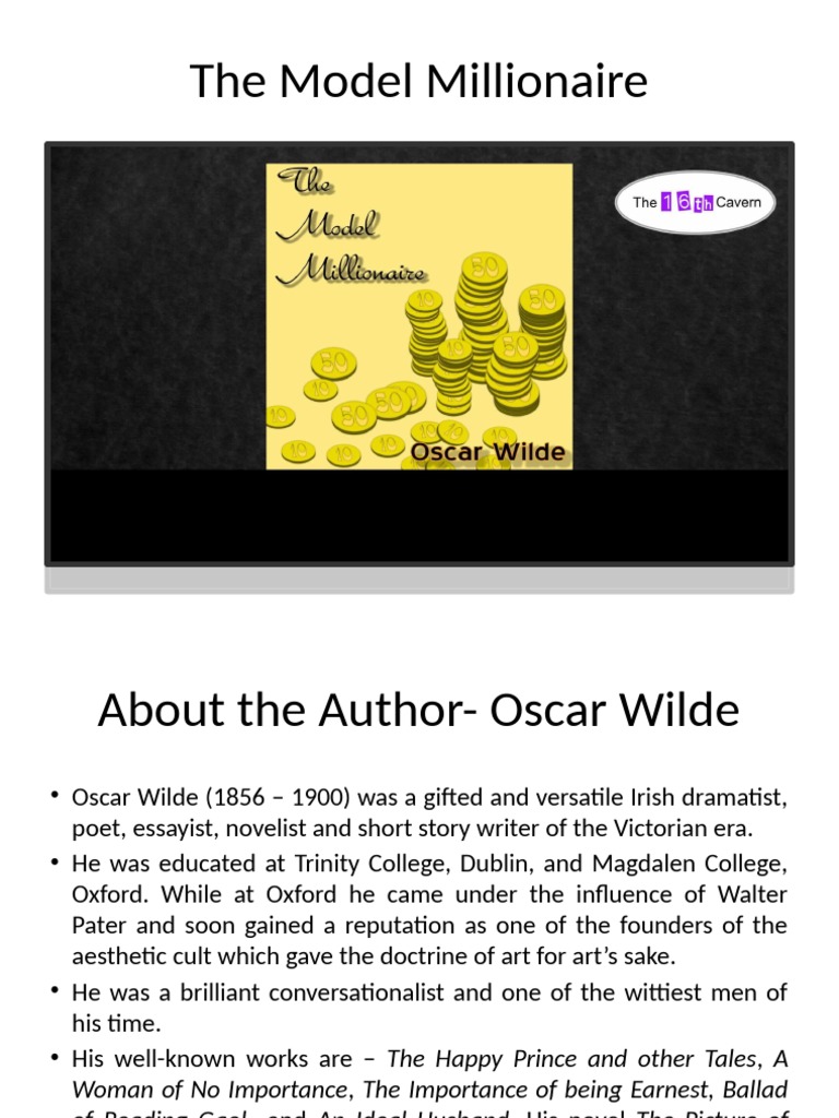 The - Model - Millionaire - PPT (2) PDF | PDF | Oscar Wilde