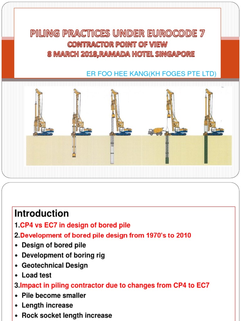 Piling Design Changes Under Eurocode 7 | PDF | Deep Foundation ...