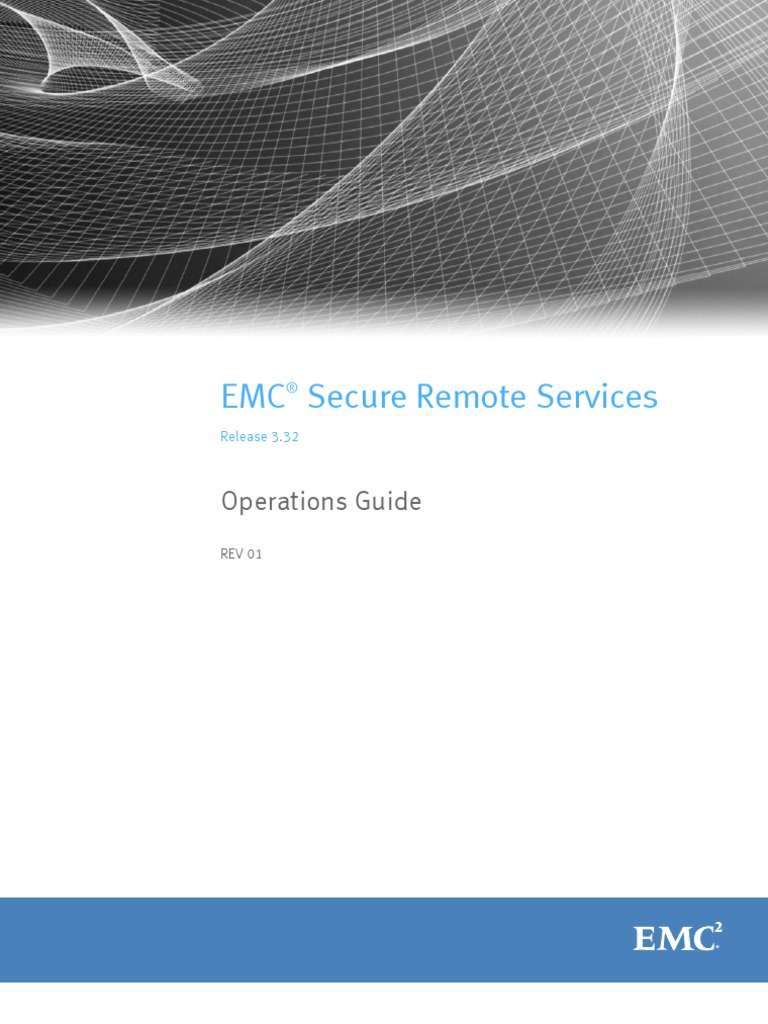 EMC Secure Remote Services 3.32 Operations Guide PDF | PDF | Proxy ...