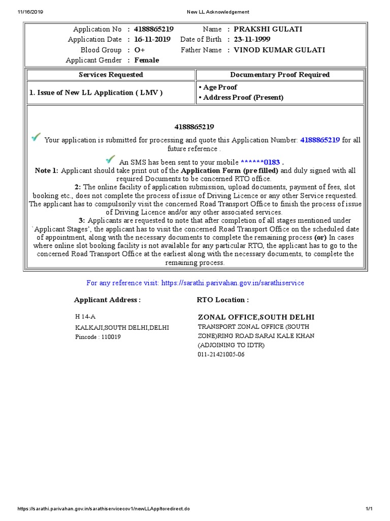 New LL Acknowledgement PDF | PDF | Government | Business