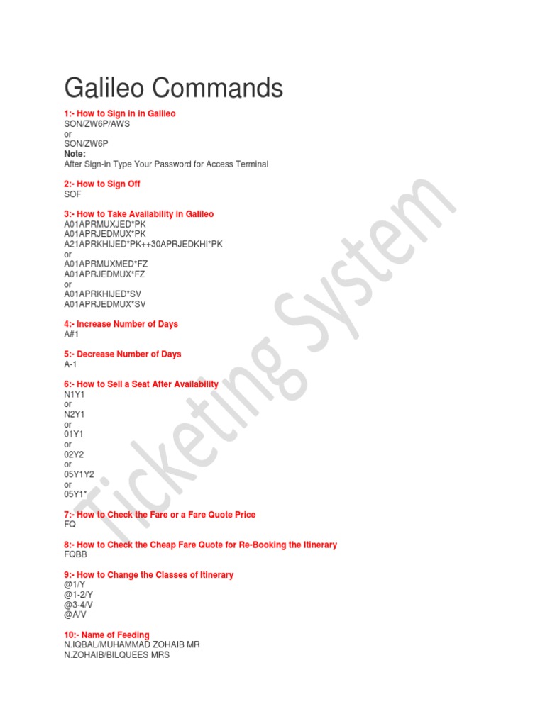 Galileo Notes | PDF | Transport | Written Communication