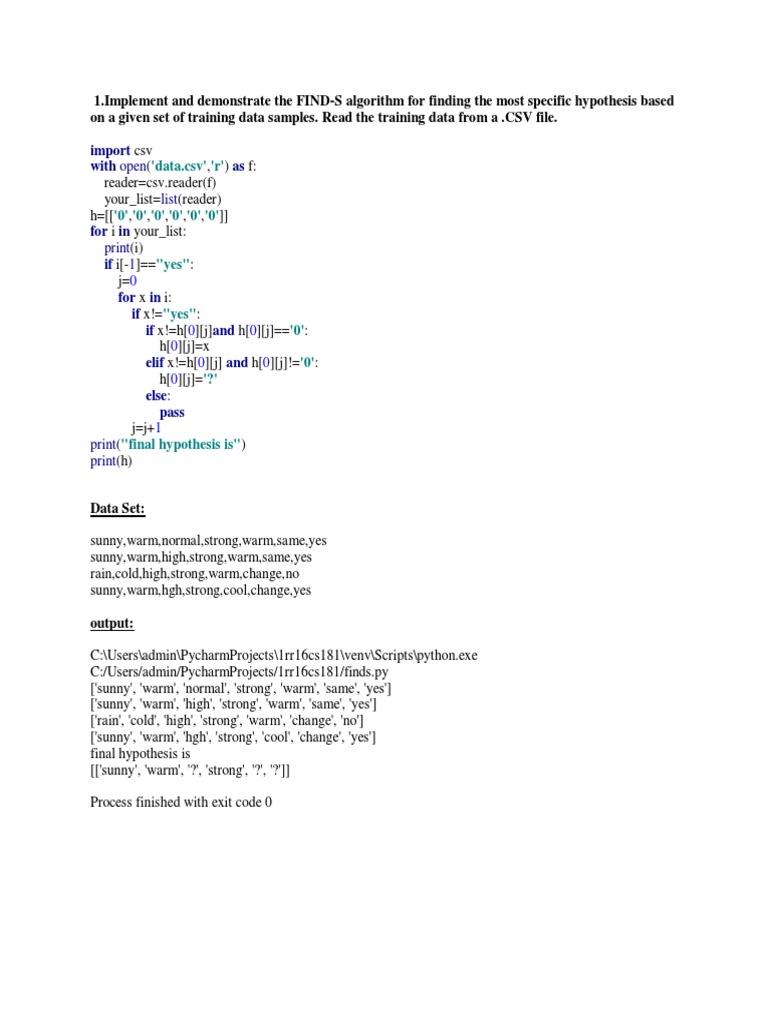 ML Lab Prog1-5 (5) College PDF | PDF | Computer Programming | Computational Neuroscience