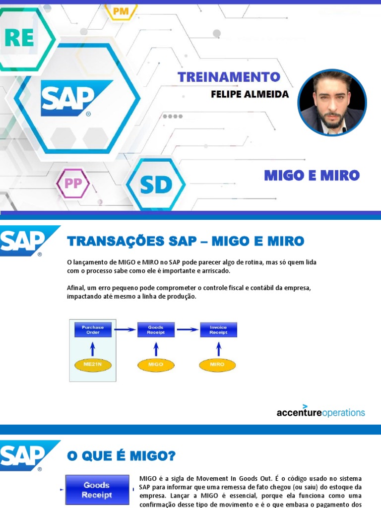 MIGO e MIRO no SAP: Guia Prático | PDF | Impostos | Business