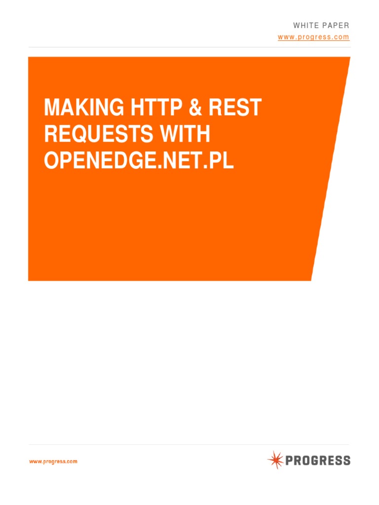 Making HTTP Rest Requests With Openedgenet | PDF | Uniform Resource Identifier | Hypertext ...