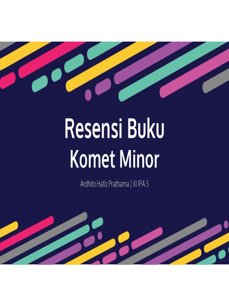 Komet Minor | PDF | Fiksi Misteri, Thriller, & Kejahatan | Fiksi Umum