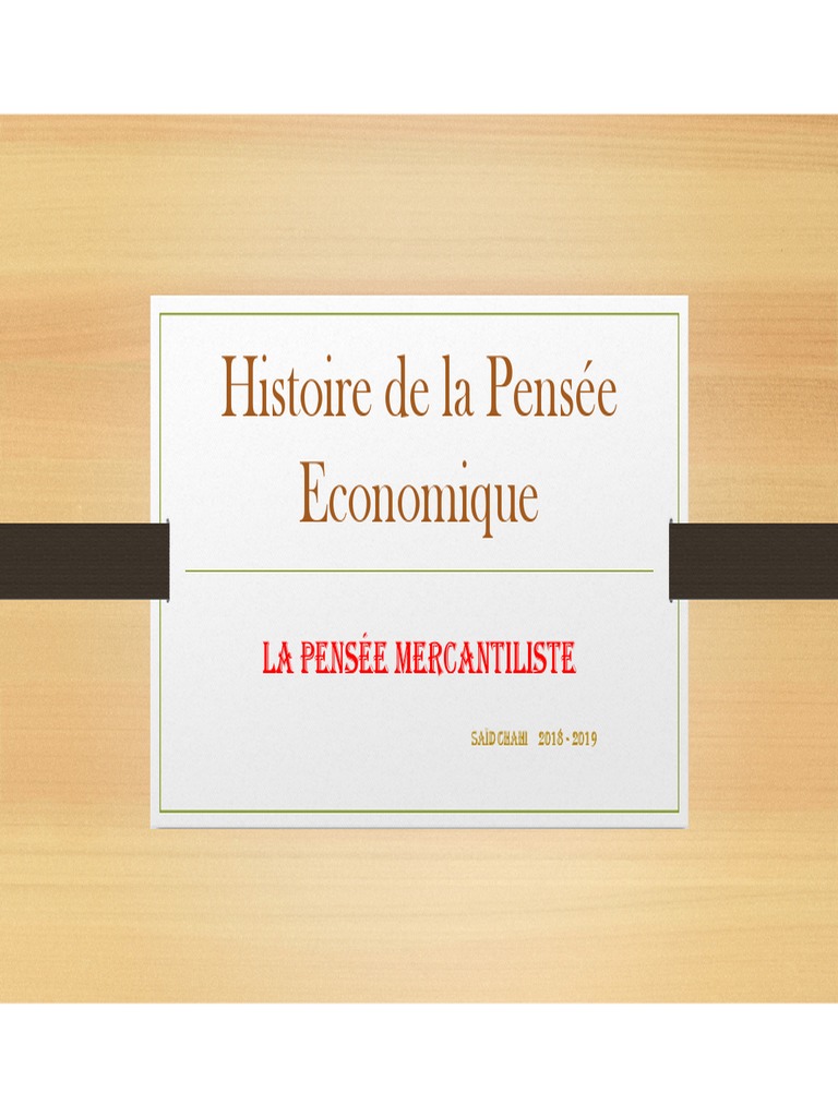 Mercantilisme : Richesse et État | PDF | Mercantilisme | Économie