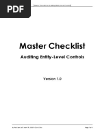 Updated ITGC Audit Checklist | PDF | Security | Computer Security