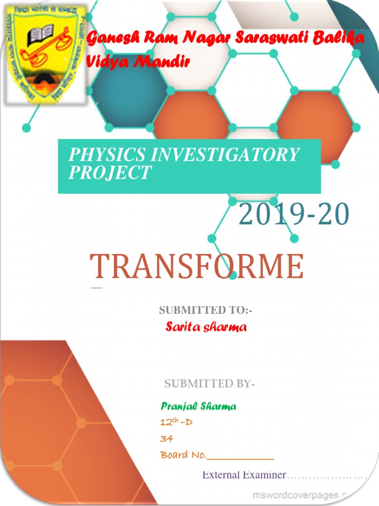 Physics-Assignment-Cover-Page-4 GRV | PDF
