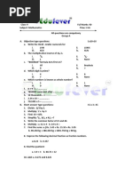 Class - 4 Maths Worksheet-1-Ch. Numbers Beyond 9999 | PDF